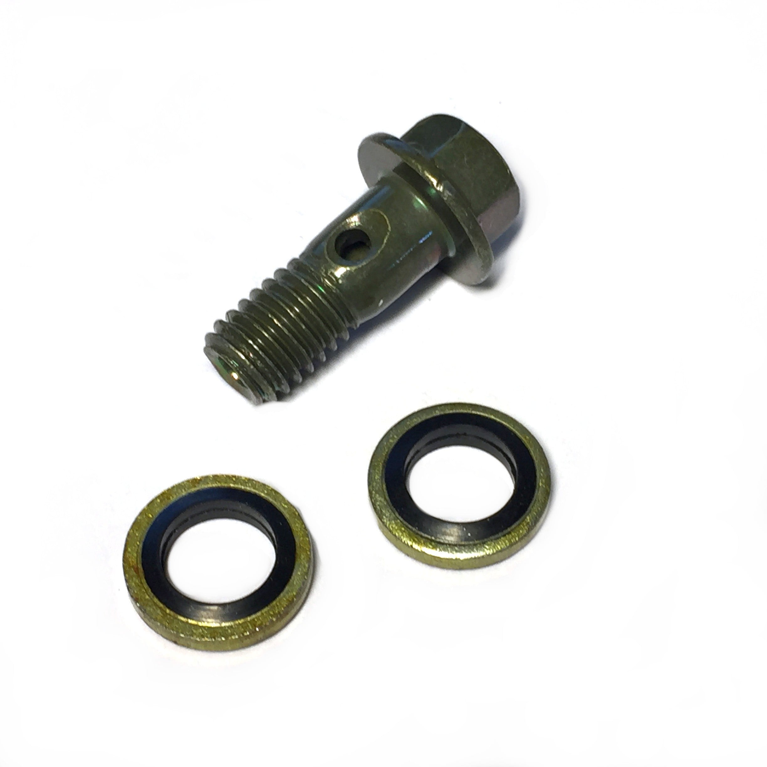 Brakebest Banjo Bolts Inline Tube GM Banjo Bolts & Washers - 7/16-20 ...